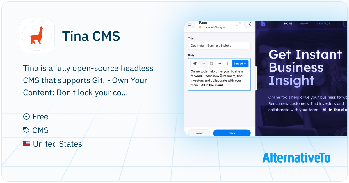 Tina CMS: A fully open-source headless CMS that supports Git and Visual ...
