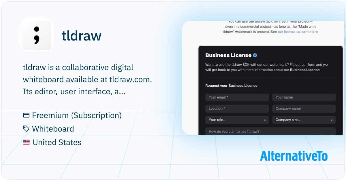 tldraw: A tiny little drawing app | AlternativeTo