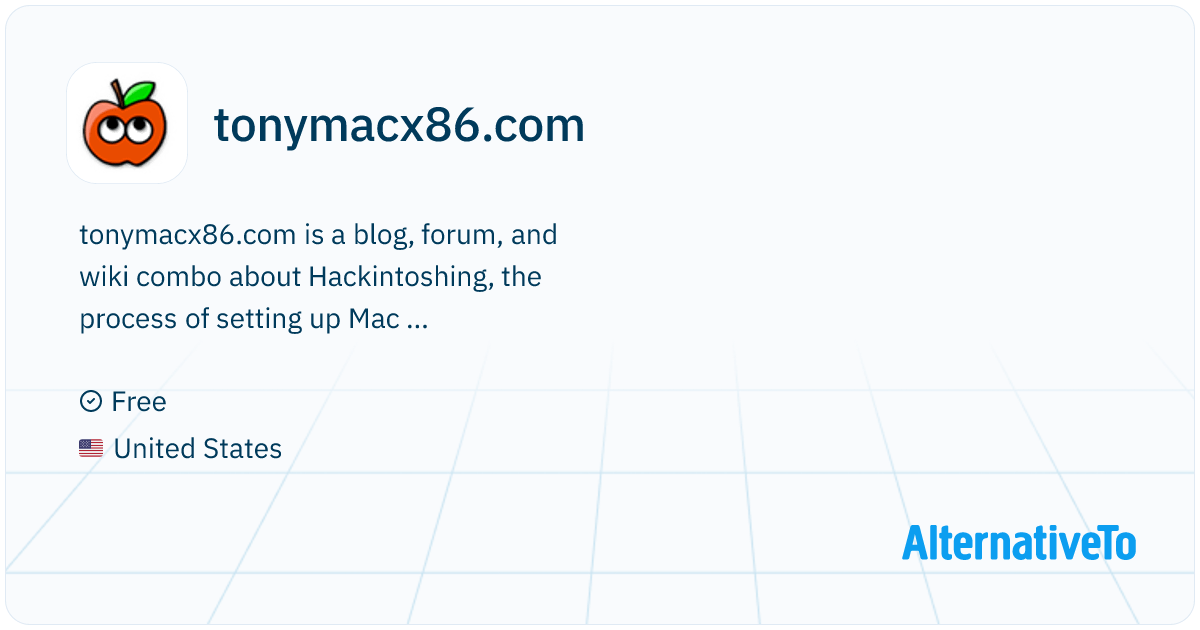 tonymacx86.com: Tonymacx86 | AlternativeTo