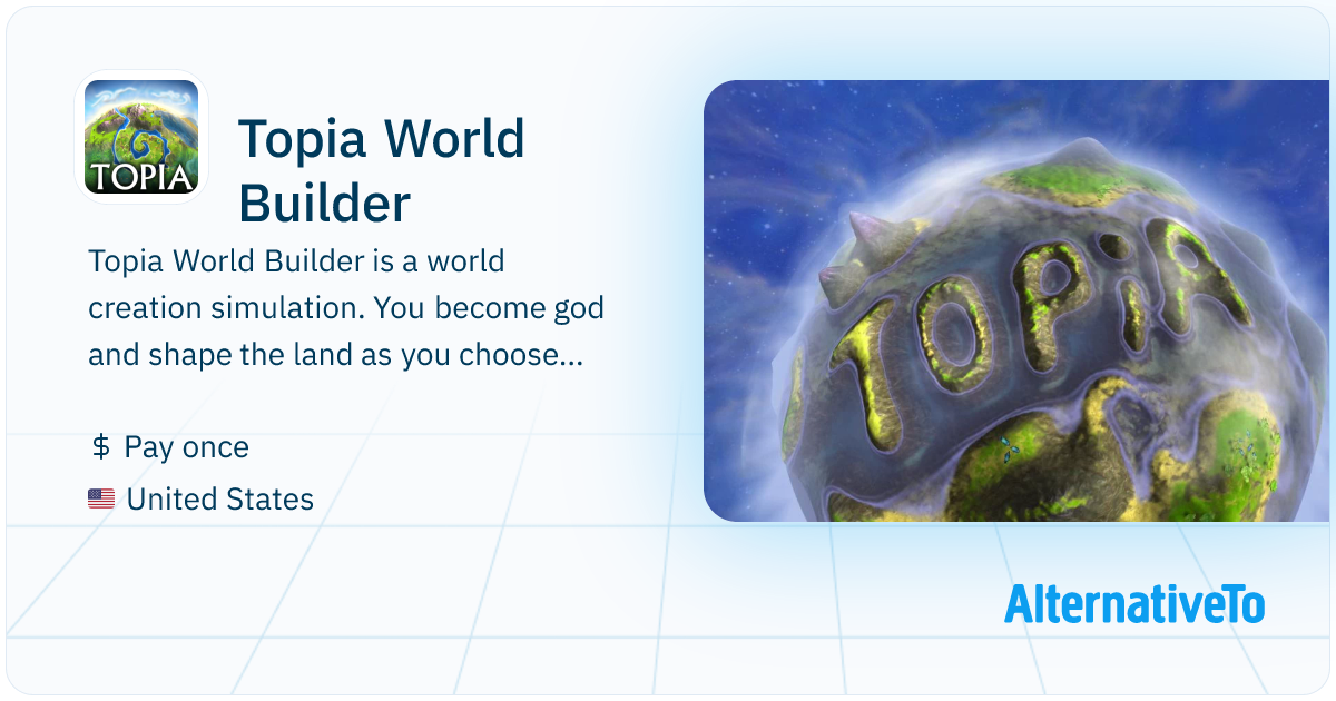 Topia World Builder: World creation simulation | AlternativeTo