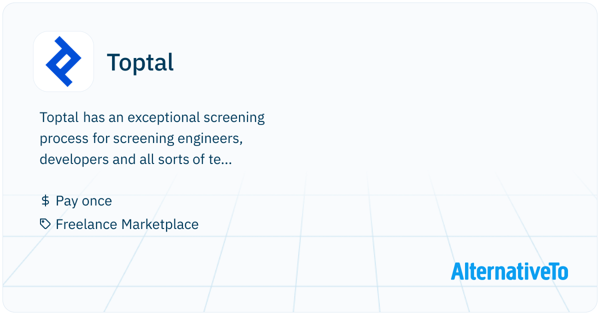 Toptal: The leading marketplace for top software developers to work ...