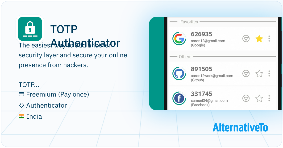 TOTP Authenticator: Makes it simple and easy to enable 2-factor ...