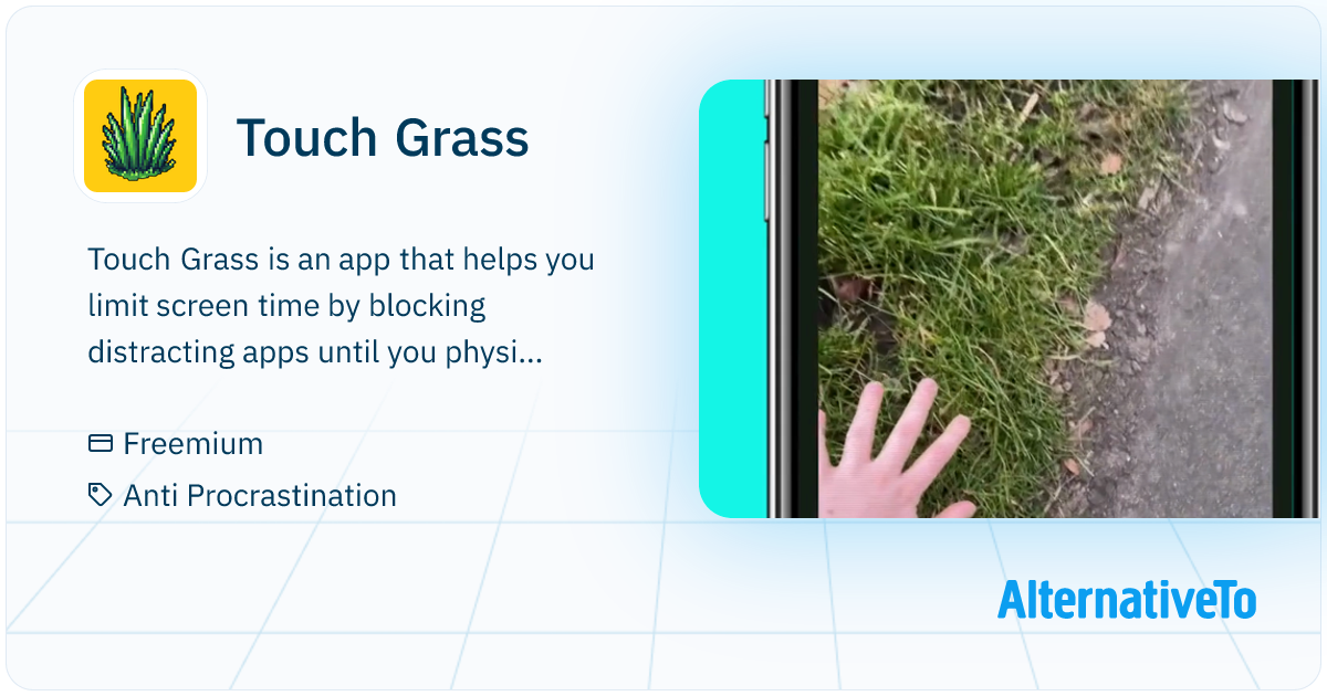 Touch Grass: App that helps you limit screen | AlternativeTo