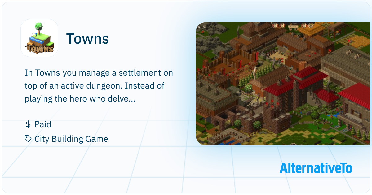 Towns: The game brings a fresh new take on the city building/management ...