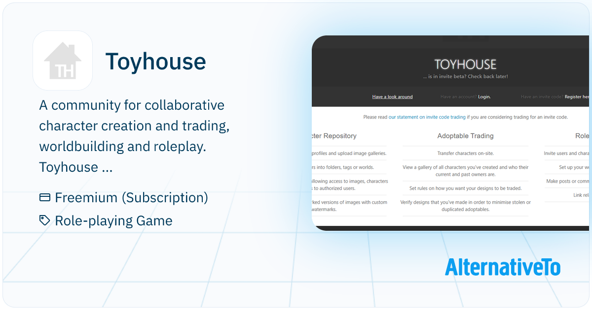 Toyhouse: A community for collaborative character creation and trading ...