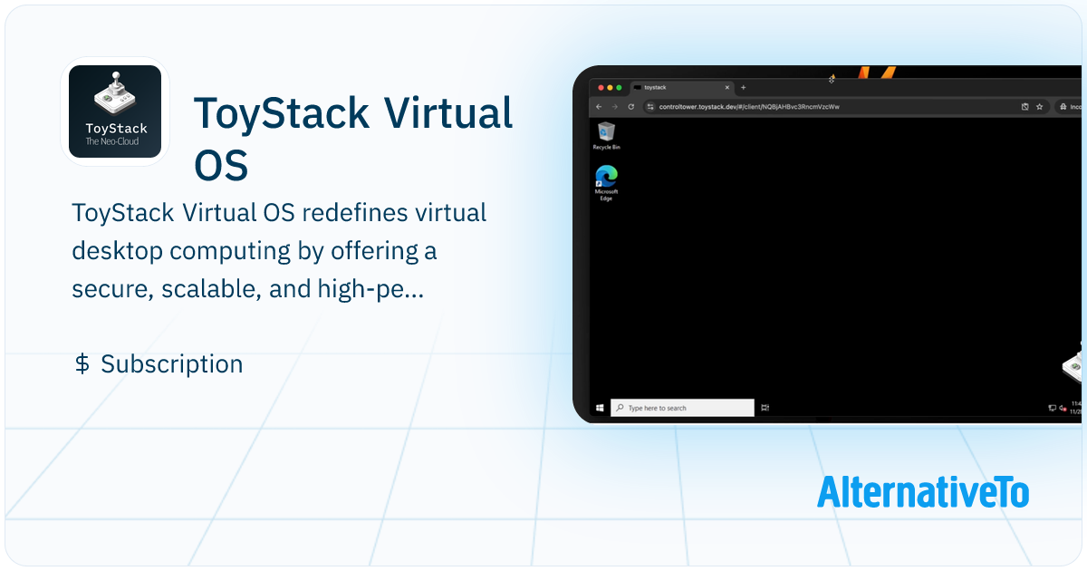 ToyStack Virtual OS: A secure, cloud-based virtual OS that works on any ...