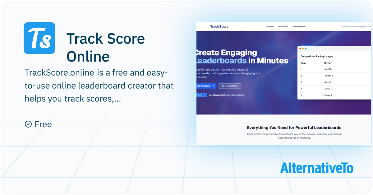 Track Score Online: Simple, Real-Time Leaderboards for Teams, Events ...