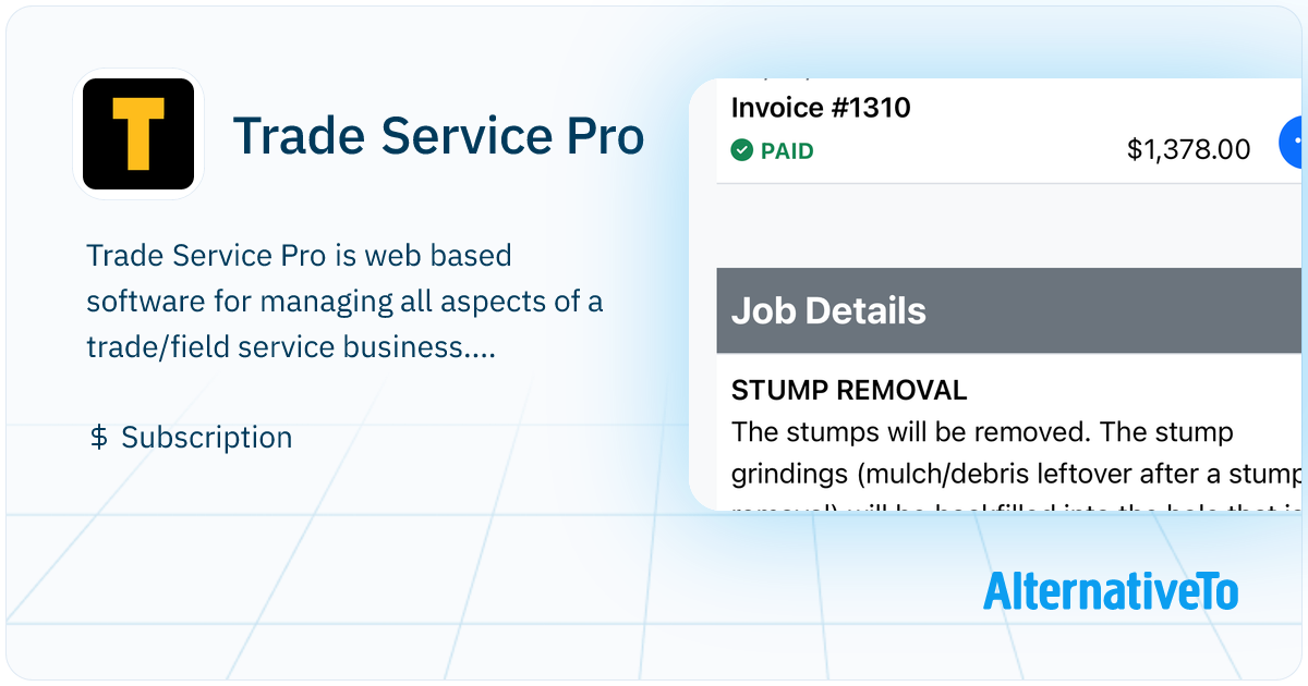 Trade Service Pro: Software for managing your trade/field service ...