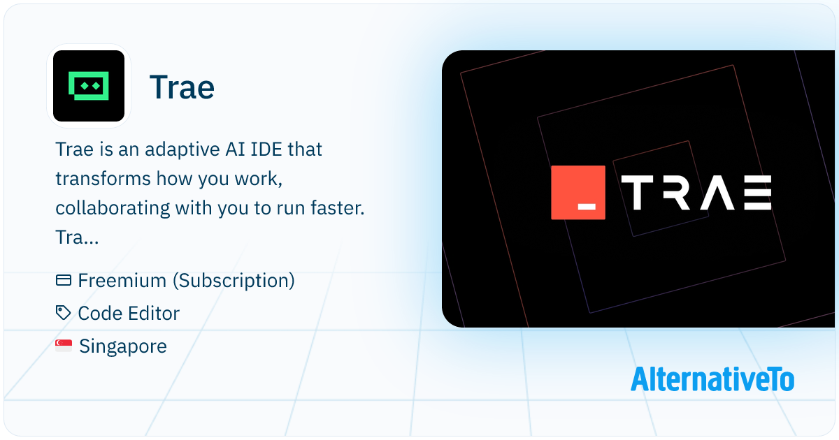 Trae: Adaptive AI IDE that transforms how you work, collaborating with ...