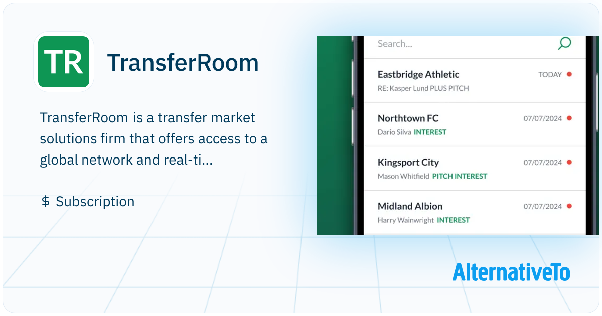 TransferRoom: Transfer market solutions firm that offers access to a ...