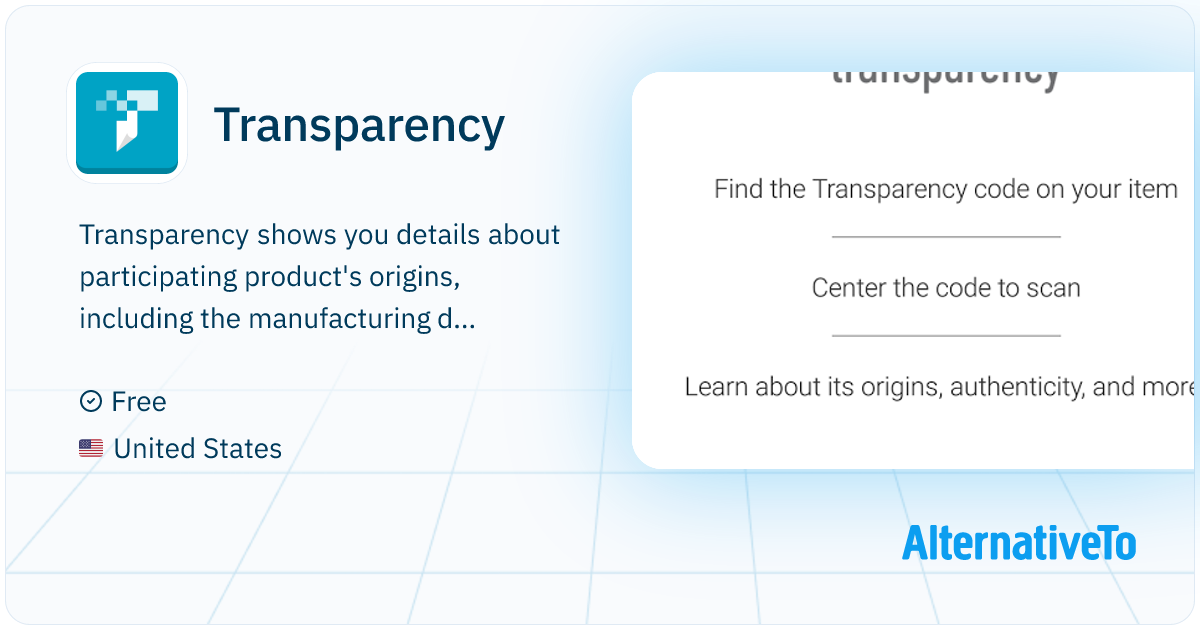 Transparency: By Amazon shows details about participating product's ...
