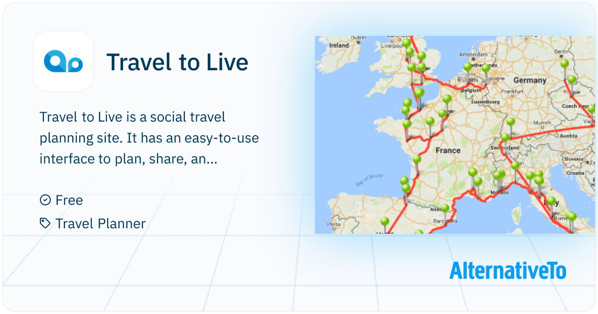 Travel to Live: Social travel planning website that allows you to plan ...