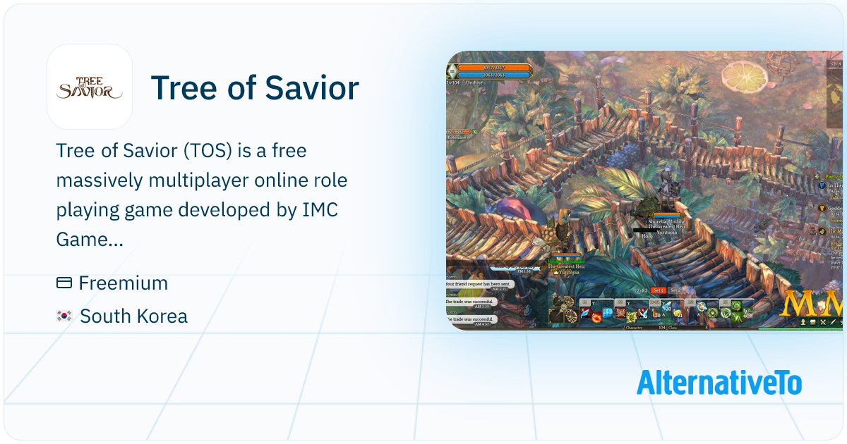 Tree of Savior: (TOS) is a free massively multiplayer online role ...
