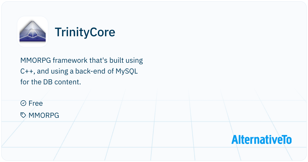 TrinityCore: MMORPG framework that's built using C++, and using a back ...