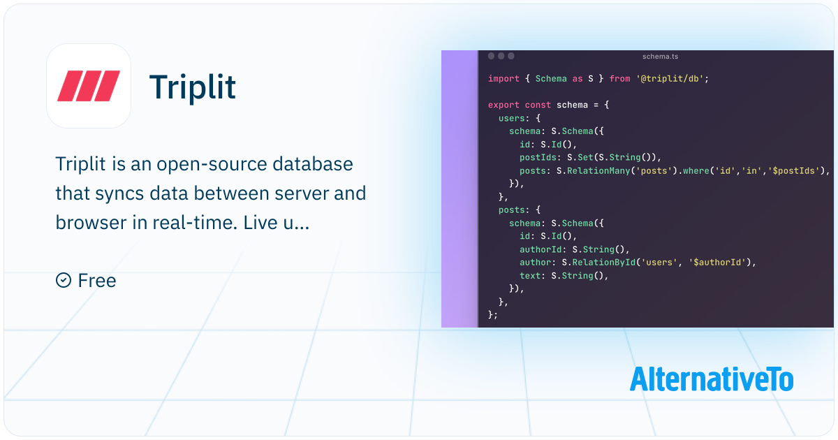 Triplit: A full-stack, syncing database that runs on both server and ...
