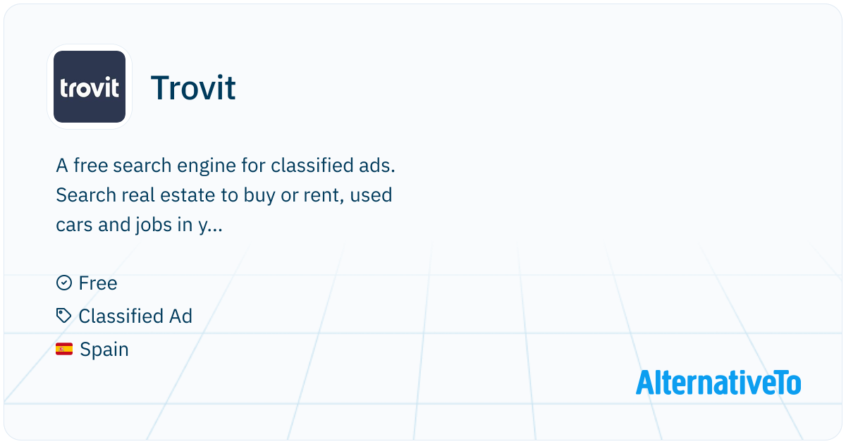Trovit: Meta search engine for jobs, cars, homes and soon products ...