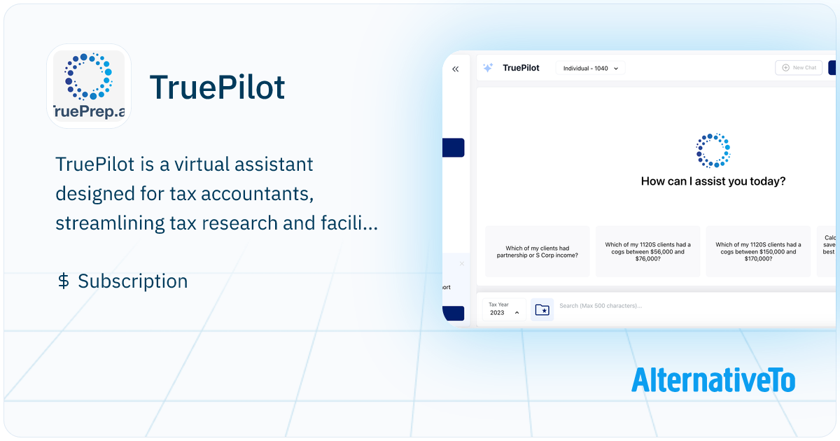 TruePilot: The first AI virtual assistant for tax accountants ...