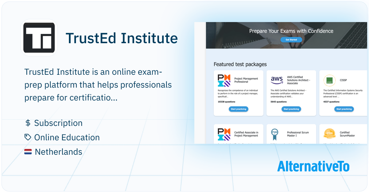 TrustEd Institute: Prepare for your exams and certifications with ...