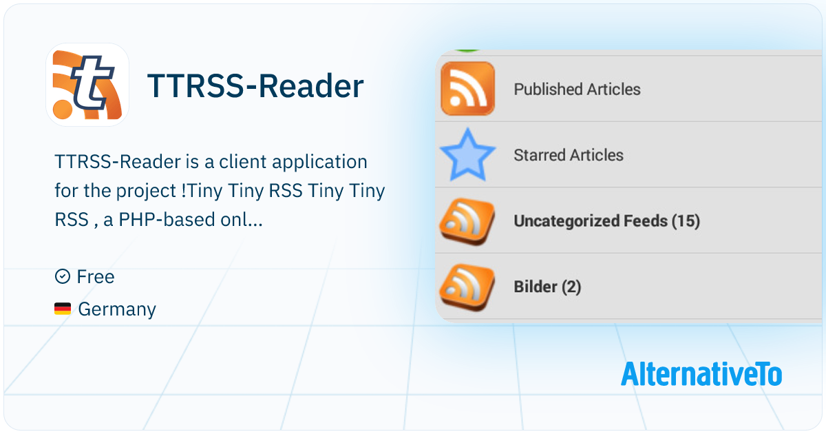 TTRSS-Reader: Client application for the | AlternativeTo