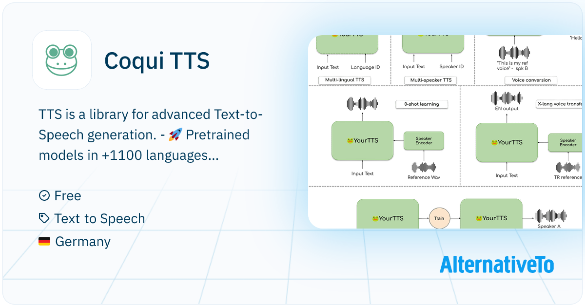 Coqui TTS: A deep learning toolkit for Text-to-Speech, battle-tested in ...