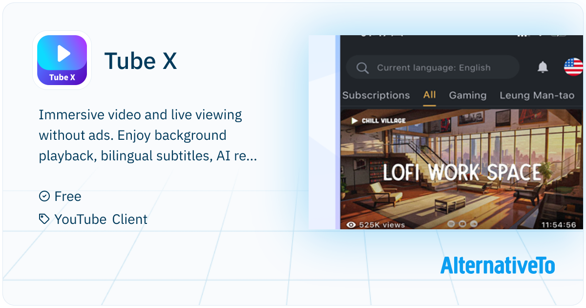 Tube X: The iOS vancedtube is finally here | AlternativeTo