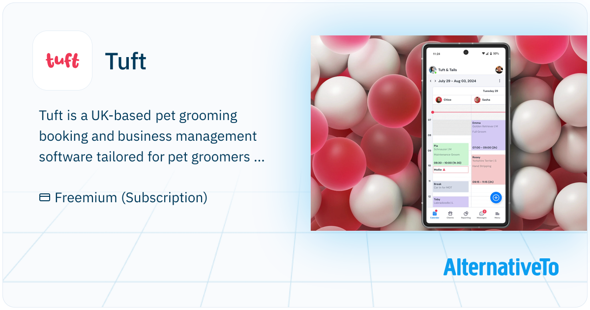Tuft: UK-built grooming software with online self-booking, deposits ...
