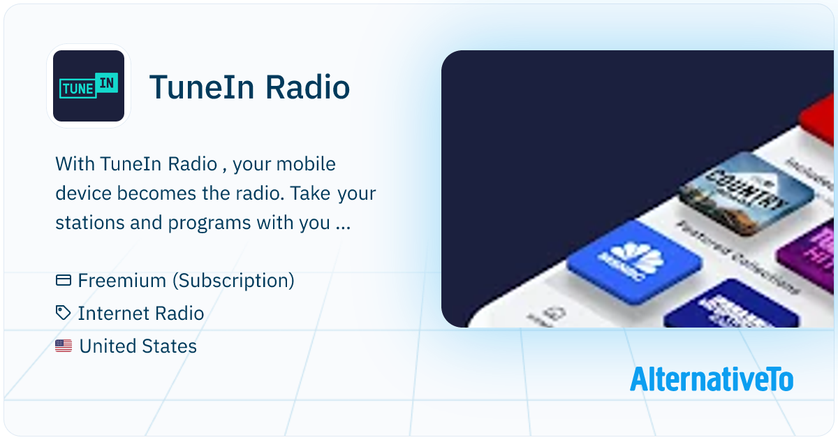 TuneIn Radio: Stream 100k+ global stations, music, and podcasts ...