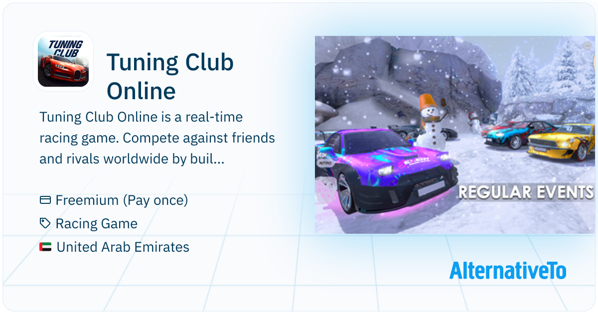 Tuning Club Online: Online multiplayer competition & racing simulator ...