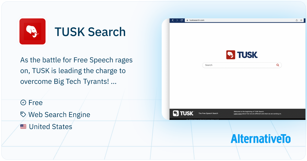 TUSK Search: As the battle for Free Speech rages on, TUSK is ...