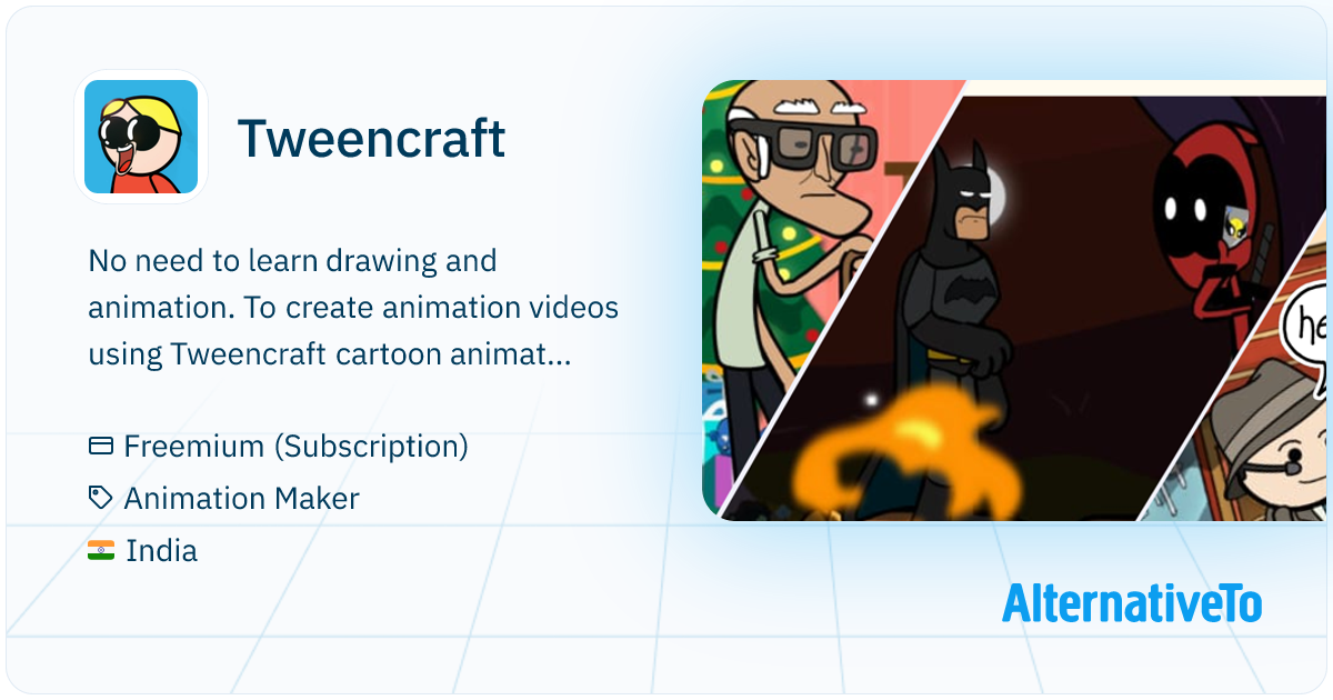 Tweencraft: No need to learn drawing and animation | AlternativeTo