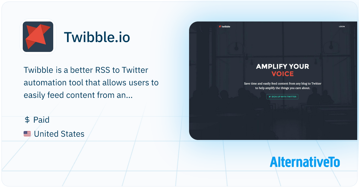 Twibble.io: Twibble is a better RSS to Twitter automation | AlternativeTo
