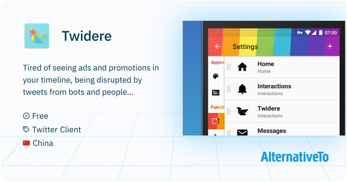 Twidere: Material Design ready and feature rich Twitter/Mastodon/Fanfou ...