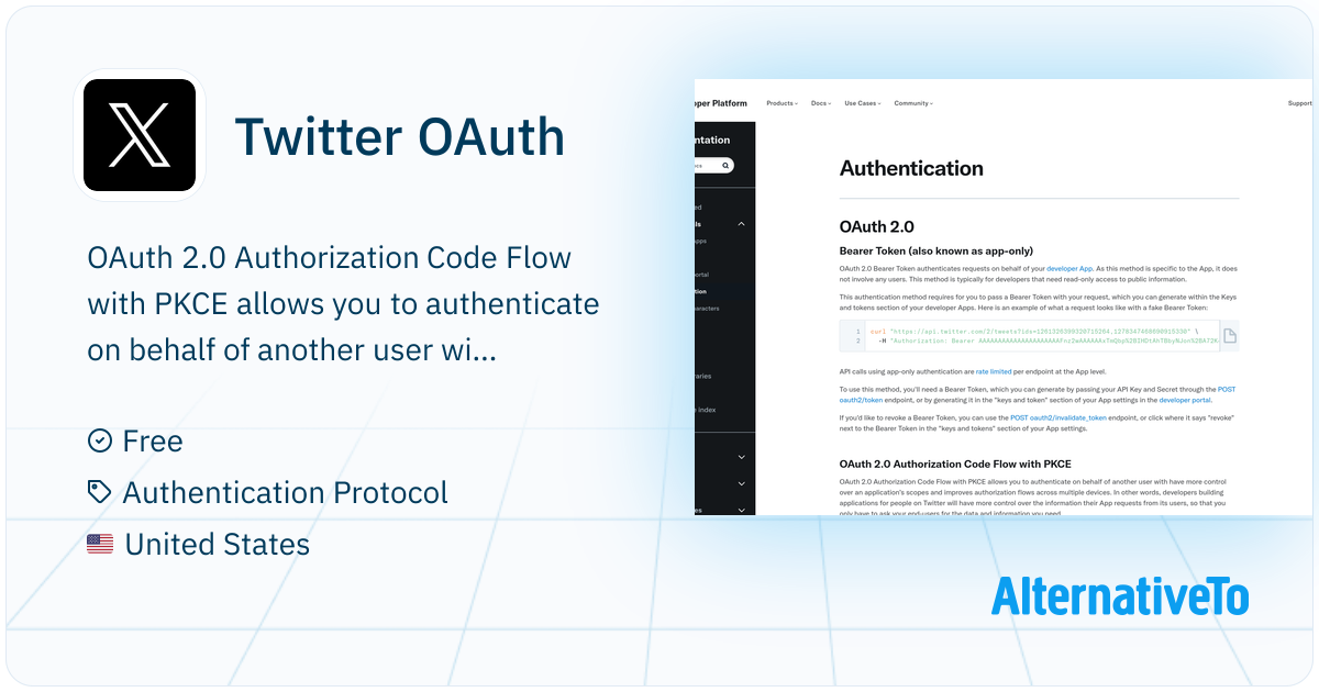 Twitter OAuth: OAuth 2.0 Authorization Code Flow with PKCE allows you ...