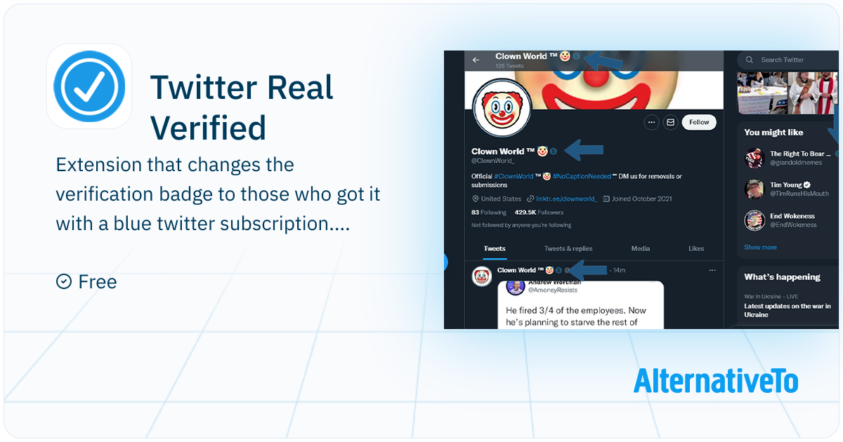 Twitter Real Verified: Extension that changes the verification badge to ...