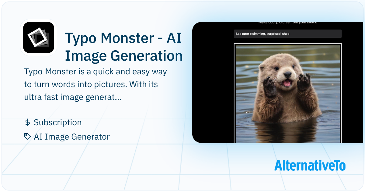 Typo Monster - AI Image Generation : Real-time image fun: where even ...