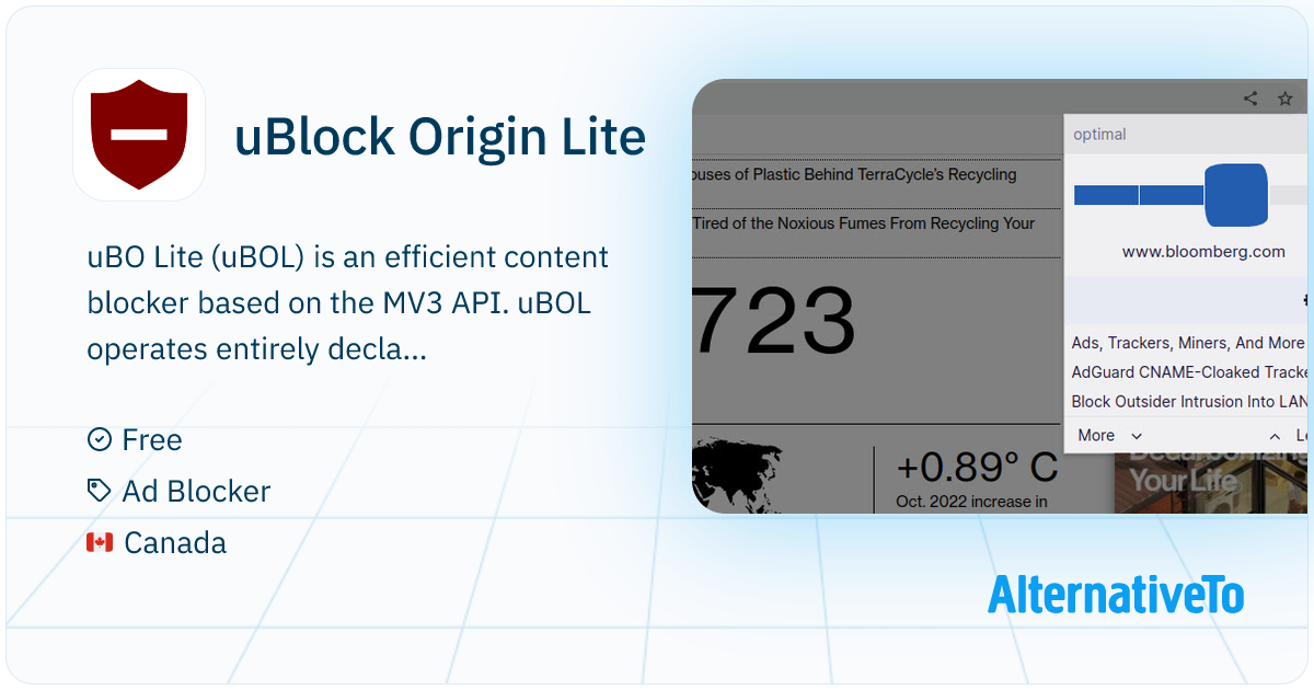 uBlock Origin Lite: UBO Lite (uBOL), a permission-less MV3 API-based ...