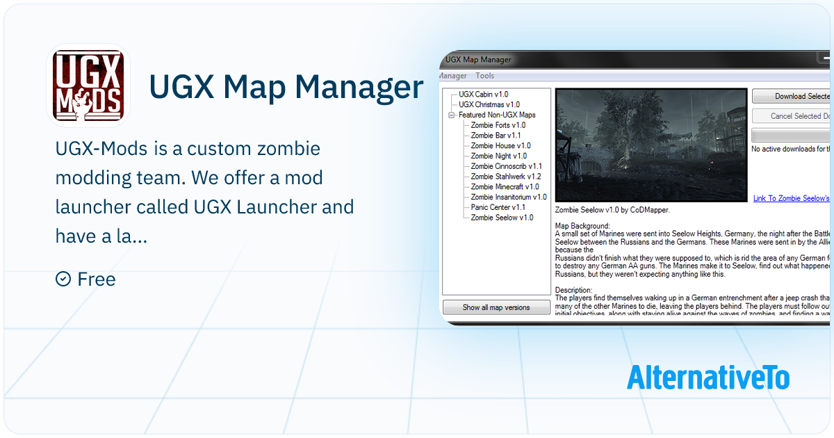 UGX Map Manager (Series): This app allows you to download all UGX maps ...