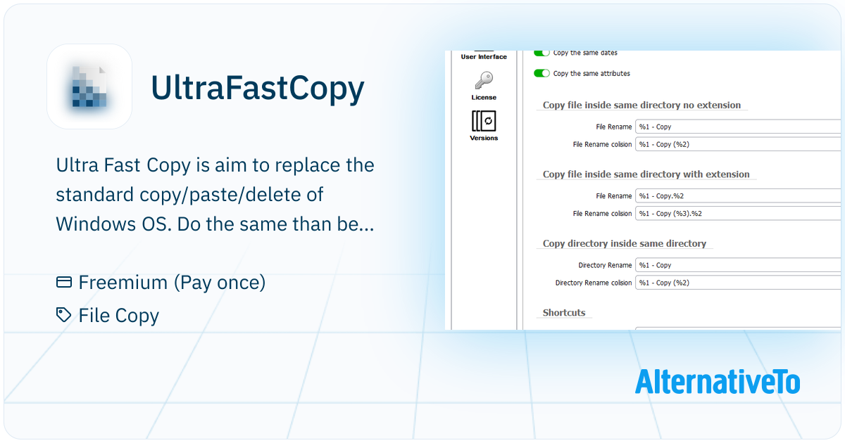 UltraFastCopy: Ultra Fast Copy quickly copies files within the same ...