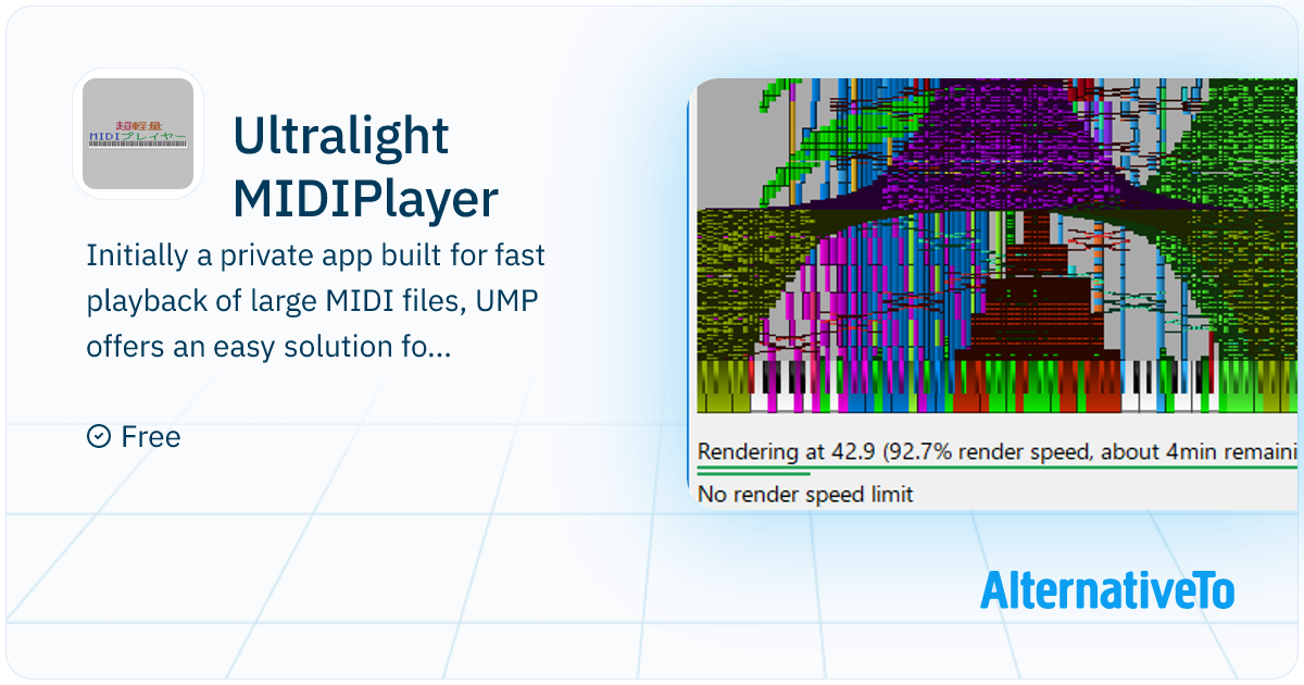 Ultralight MIDIPlayer: MIDI player for high-speed playback of Black ...