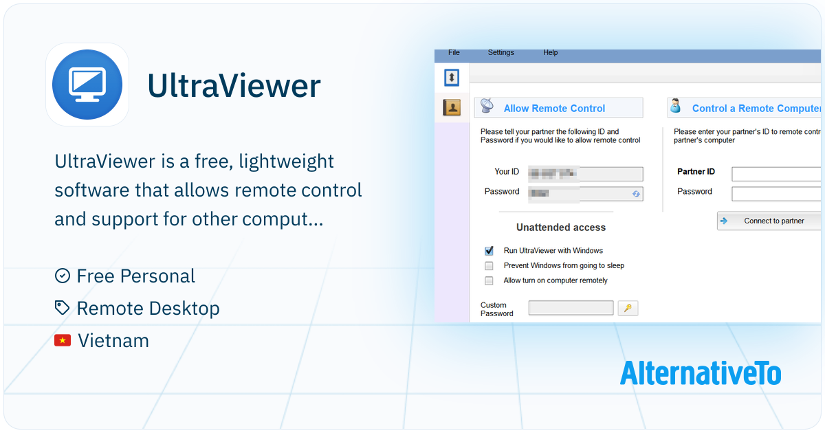 UltraViewer: Remote desktop support, chat, and file transfer software ...