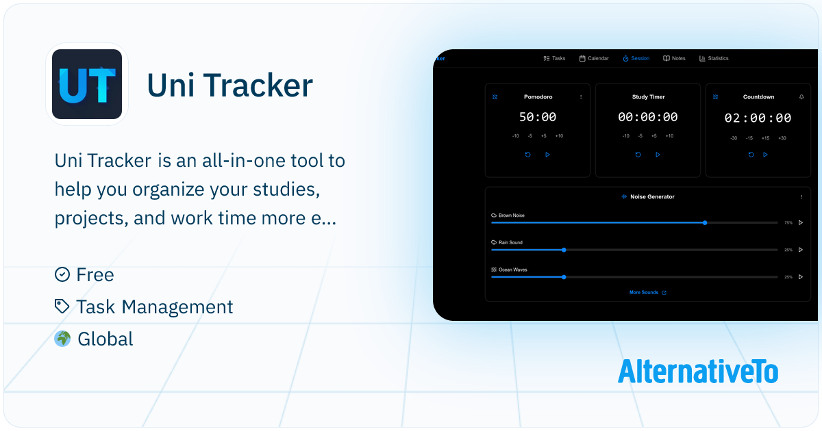 Uni Tracker: Task and time management tool with multiple tools all in ...