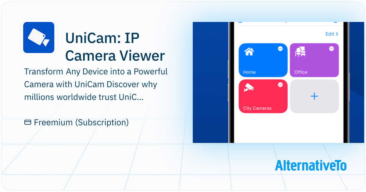 UniCam: IP Camera Viewer: This versatile app not only turns spare ...