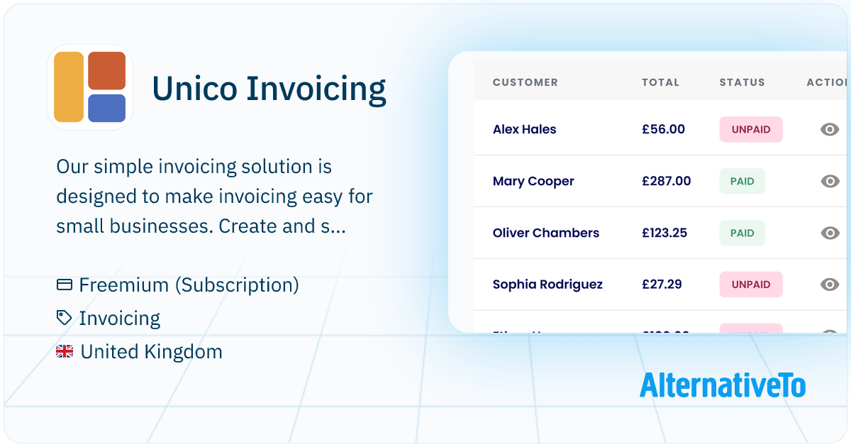 Unico Invoicing: The simplest invoicing solution for small businesses ...