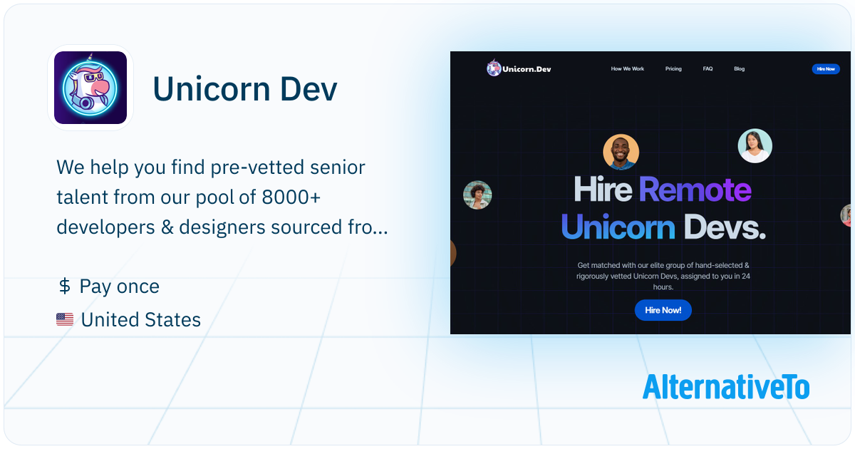Unicorn Dev: Get matched with our elite group of hand-selected ...