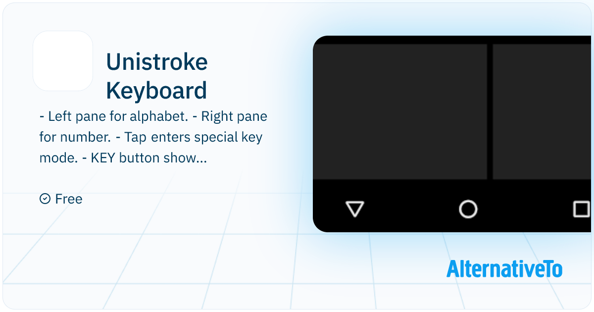 Unistroke Keyboard: Unistroke Handwriting Input Method for Programming ...