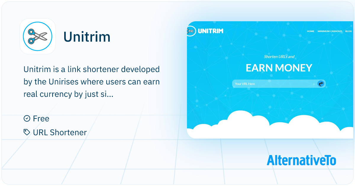 Unitrim: Link shortener developed by the Unirises where users can earn ...