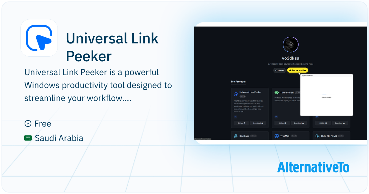 Universal Link Peeker: A lightweight Windows utility that lets you ...