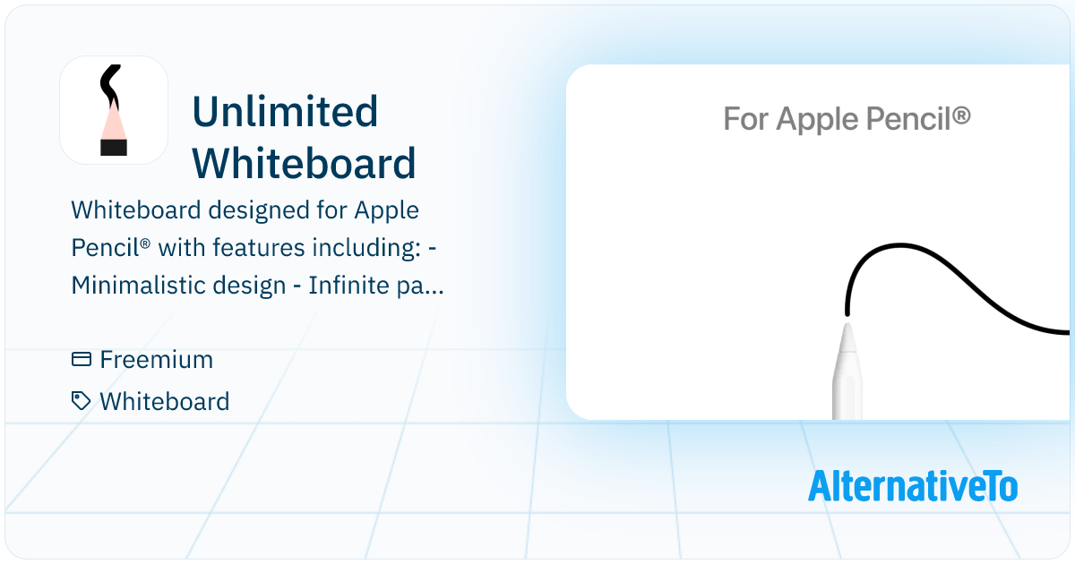 Unlimited Whiteboard: Minimalist software for Apple Pencil with ...