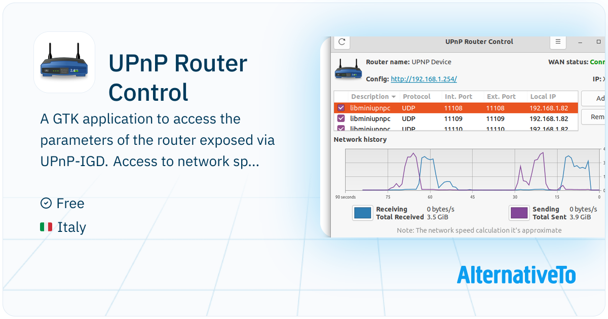 UPnP Router Control: A GTK application to access the parameters of the ...