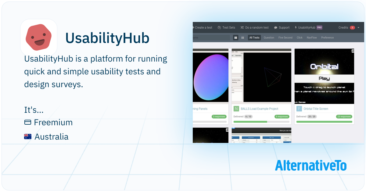 UsabilityHub: Platform for running quick and simple usability tests and ...
